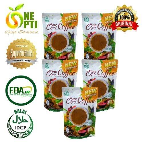 100% AUTHENTIC ONE OPTI COFFEE 12 IN 1 COFFEE MIX (5 POUCHES) | Lazada PH
