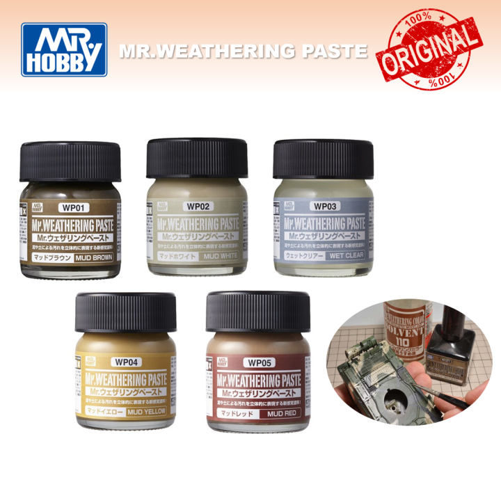 Mr. hobby Mr. weathering paste mud 40ml wp01/wp02/wp03/wp04/wp05 ...