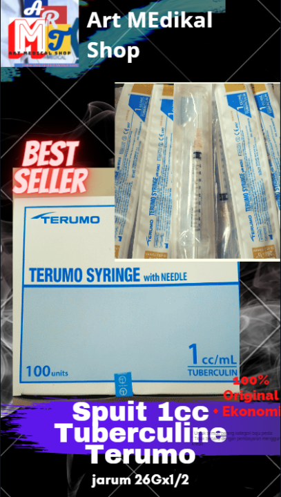 Spuit 1cc Tuberculine Terumo / Syringe 1ml Terumo | Lazada Indonesia