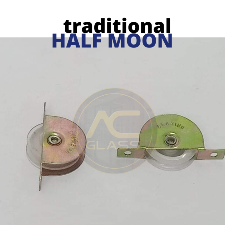 AC GLASS: HALF MOON SD ROLLER 100 pcs (Roller for Traditional Windows) HALFMOON ROLLER | Lazada PH