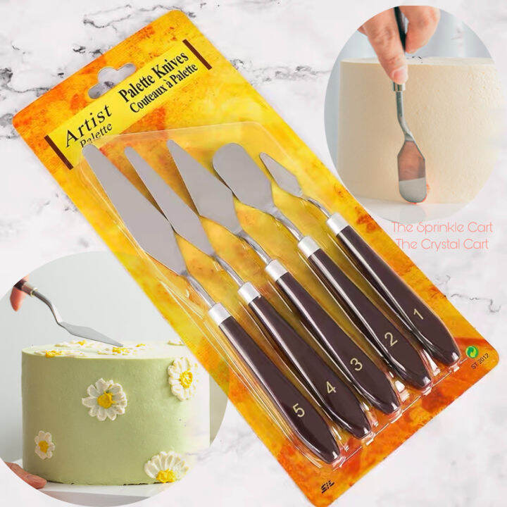 5pcs Palette Knife Set for Cake Decoration | Lazada PH