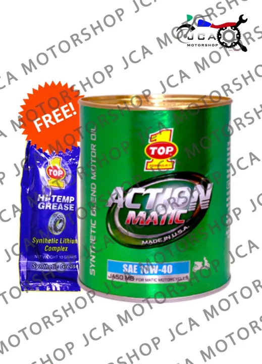 ORIGINAL TOP 1 ACTION MATIC SAE 10W-40 -For Matic Motorcycles (1L) WITH ...