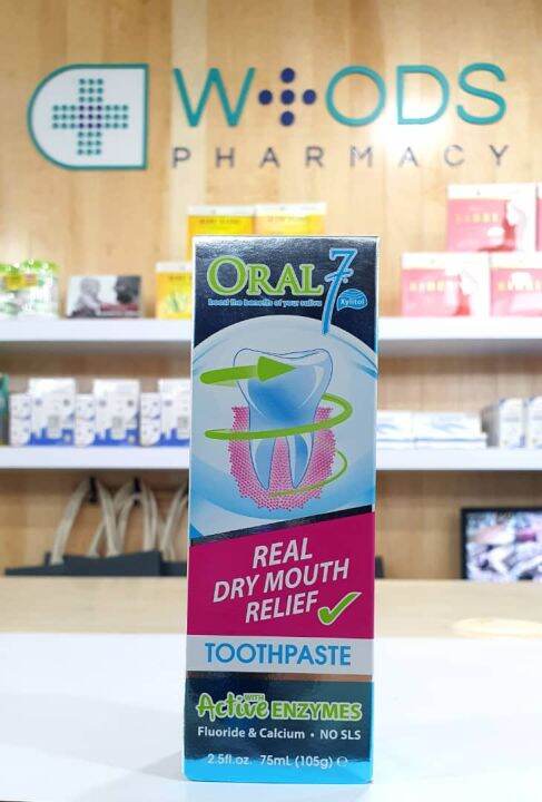 WOODS PHARMACY ORAL 7 MOISTURIZING TOOTHPASTE 105 G | Lazada