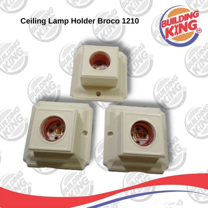 Broco Fitting Plafon 1210 3A 250V Broco Ceiling Lamp Holder Kotak ...
