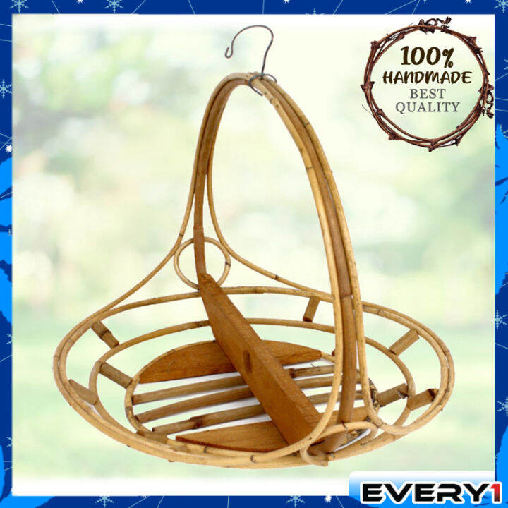 Rattan Bird Hanging Cage Handmade (RC20) Suitable For Tame Bird ...