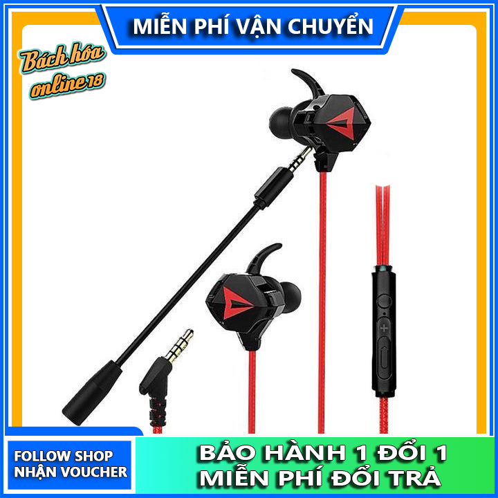 [FreeShip] Tai nghe gaming g901, thiết kế mic đôi, dây đồng 6 lõi bền ...