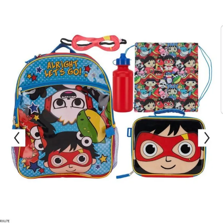 Ryan's World 5-pc Backpack Lunch Bag Set | Lazada PH