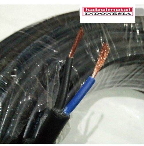 Kabel METAL Isi 2x1,5 mm Kabel Listrik Tembaga Kuningan / Kabel ...