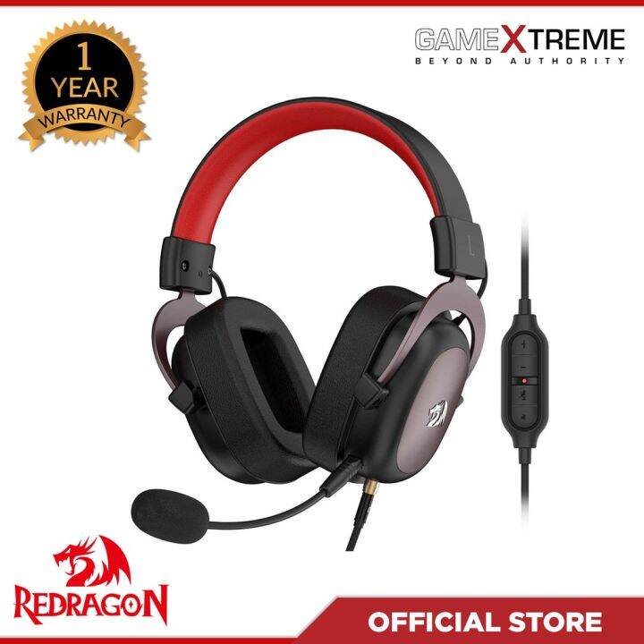 Redragon Gaming Headset Zeus 2 all in 1 [H510] Black | Lazada PH