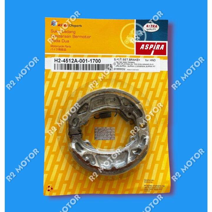 KAMPAS REM TROMOL BELAKANG PLUS PER 001 GRAND SUPRA WIN LEGENDA GL100 ...