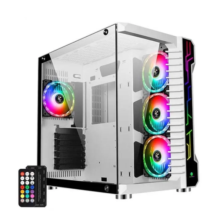 TSUNAMI ATX Case (NP) Protector Vision II (White) | Lazada.co.th