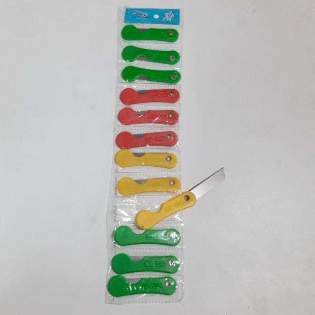 PISAU LIPAT MINI CUTTER MINI KEMASAN RENCENG 12 pcs | Lazada Indonesia
