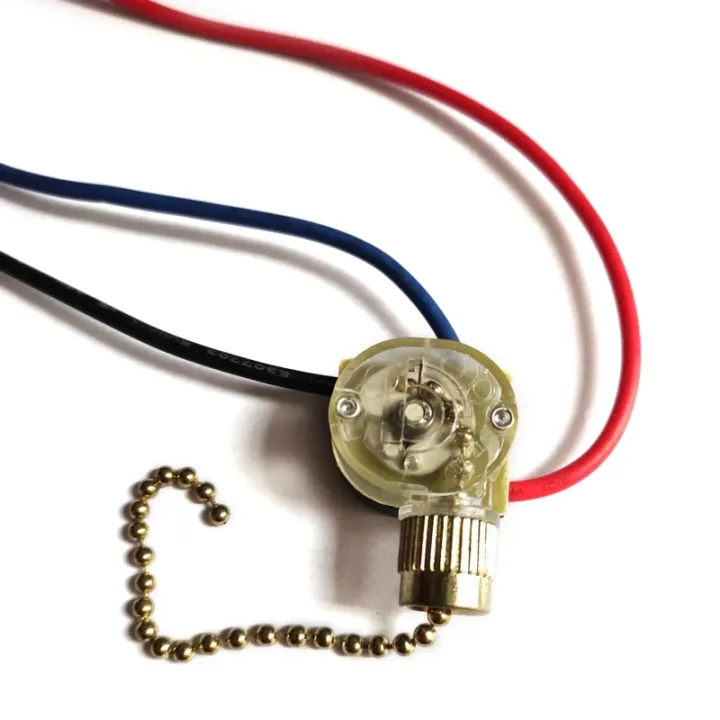 3-Wire Wall Lights Pull Control Switch Replacement Universal Ceiling ...