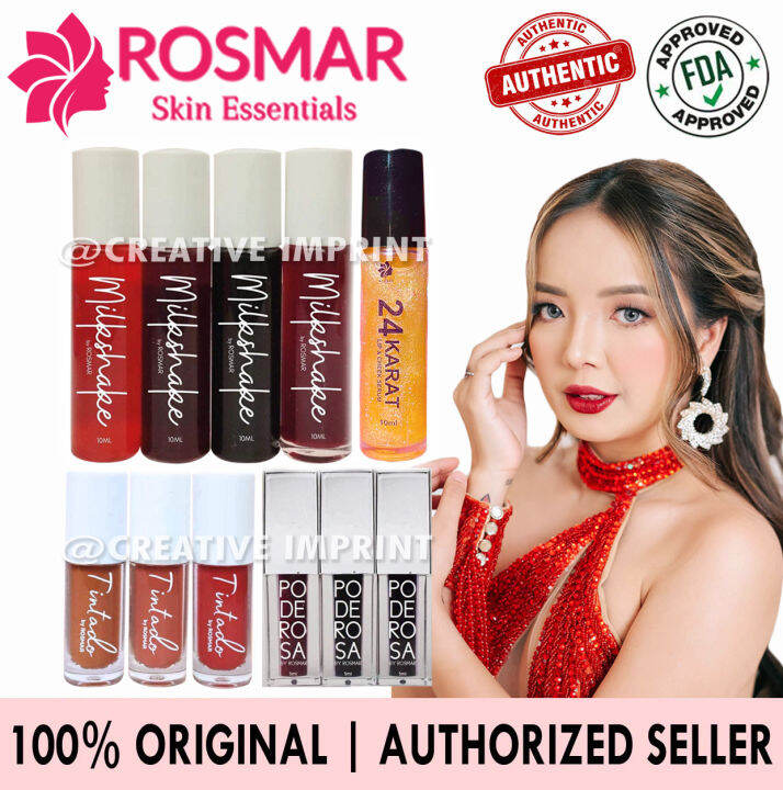 Rosmar Milkshake Liptint / 24 Karat Lip & Cheek Serum / Tintado ...