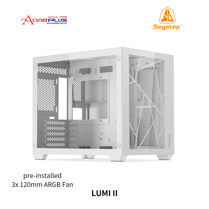 (AONE PLUS SS2) Segotep Lumi II Matx PC Case | Lazada
