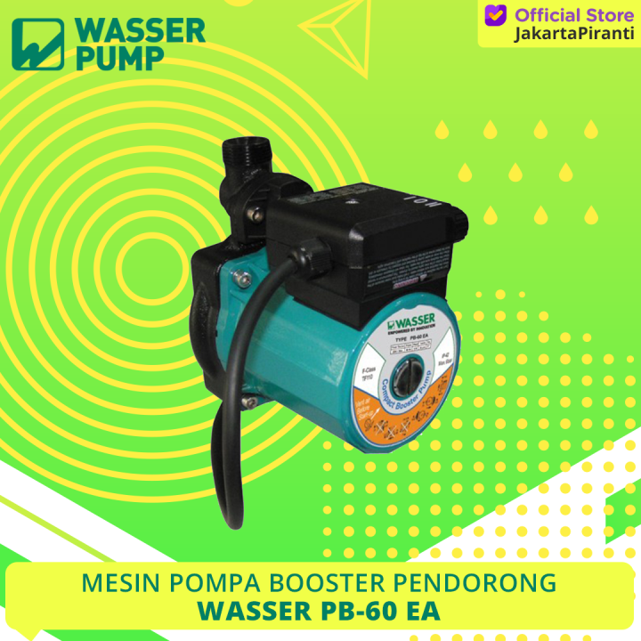 Mesin Pompa Air Pendorong Mini Booster Pump Wasser PB-60 EA | Lazada ...