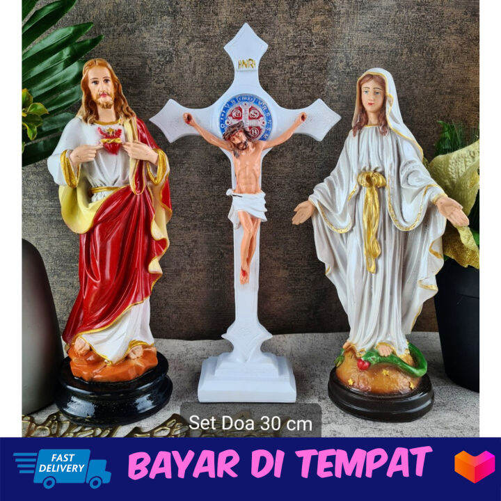 Set Patung Doa Rosario Lingkungan Keluarga Kudus Yesus - Salib dan ...