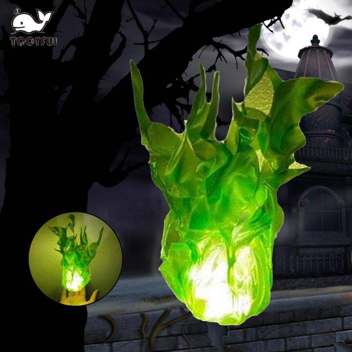 TOOYFUL Halloween Floating Fireball Props Role-Playing Visualized Decor ...