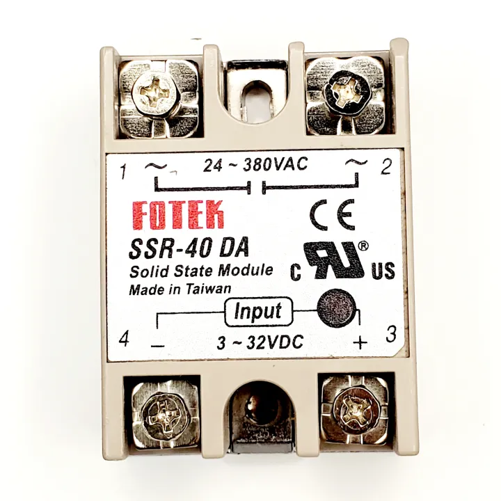 FOTEK SSR-40DA โซลิดสเตตรีเลย์ Solid State Relay 40DA DC TO AC | Lazada.co.th