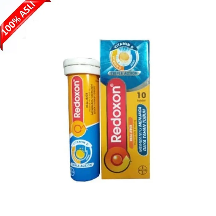 REDOXON TRIPLE ACTION TUBE 10 TABLETS VITAMIN D/VITAMIN C/ ZINC ...