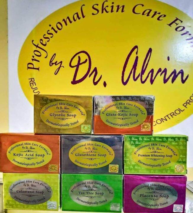 Dr Alvin Soap Tea Tree, Calamansi, Oatmeal with Honey, Placenta, Orange ...