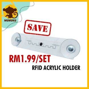 Acrylic RFID Holder RFID Touch n Go TNG RFID Tag Sticker Smart Tag For ...