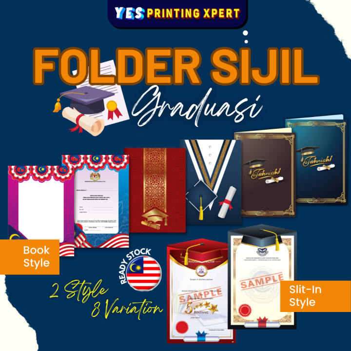 [READY STOCK] GRADUATION CERTIFICATE FOLDER/FOLDER SIJIL/SIJIL HOLDER ...