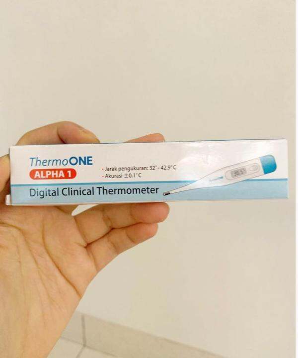 Thermometer merk termometer digital termasuk baterai | Lazada Indonesia