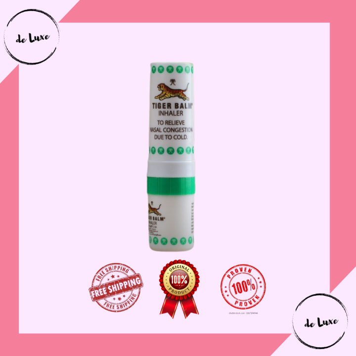 2 in 1 Tiger Balm Inhaler + Medicated Oil Relief Nasal Congestion Cold ...