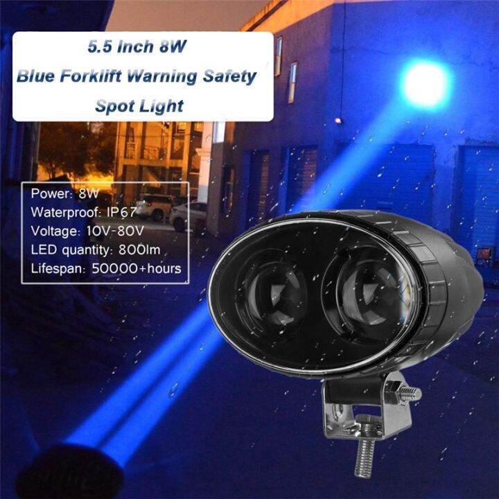 Forklift Safety Led Light 5.5 Inch 8W LED Warning Lamp Warehouse ...