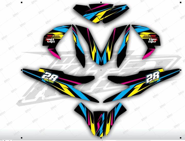 decal stiker beat 2020 dekal sticker honda beat 2020 striping custom ...