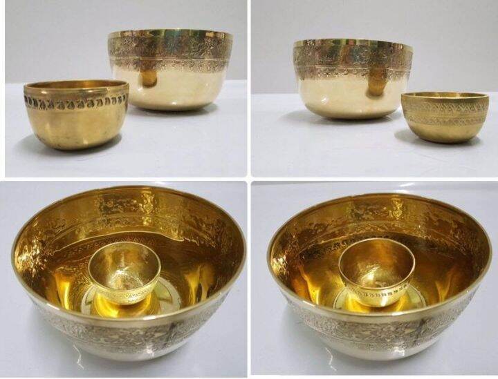 brass byfa ชุดรดน้ำสงกรานต์ ขันสรงน้ำพระ ขันรดน้ำดำหัว ขันเล็ก ขันลาย ...