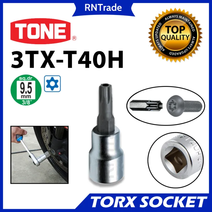 TONE Torx Socket 3TX-T40H, Made in Japan | Lazada PH