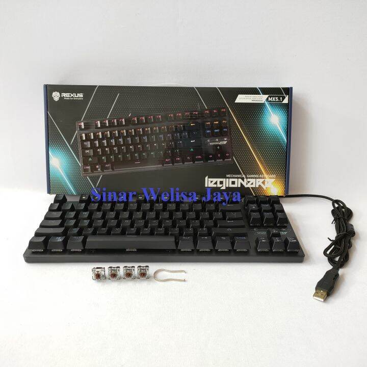 Rexus Mechanical Gaming TKL Keyboard - MX5.1 | Lazada Indonesia