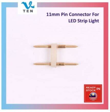 Pin Distance 11mm 2 pin Copper Pin Connector For AC220V LED Strip Light ...