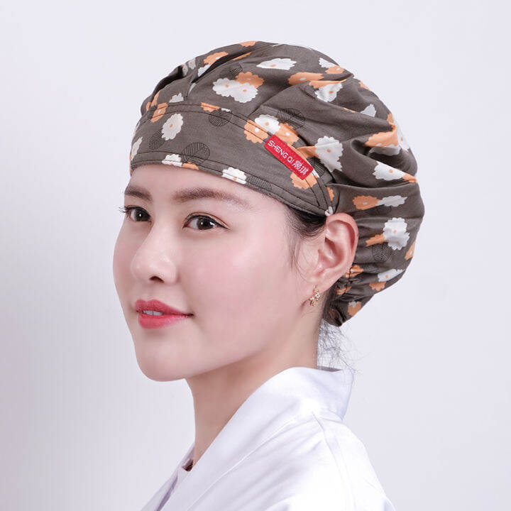 Kitchen Hat Cooking Anti-fume Chef Hat Workshop Dust Hat Female ...