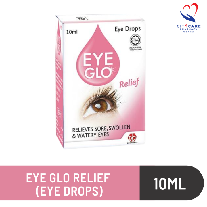 [Exp date : 4/2025] EYE GLO Relief Eye Drops 10ml | Lazada