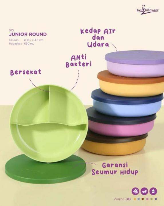 Tempat Makan Tupperware - Kotak Makan Set Anti Tumpah Kedap Udara ...