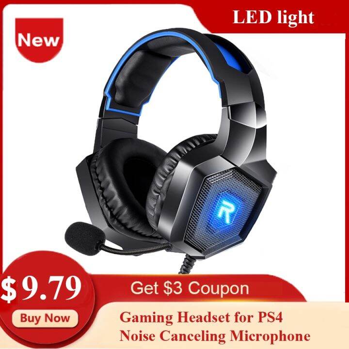 Gaming Headset for PS4 Xbox One PS5 Sega Dreamcast PC PS2 Noise ...