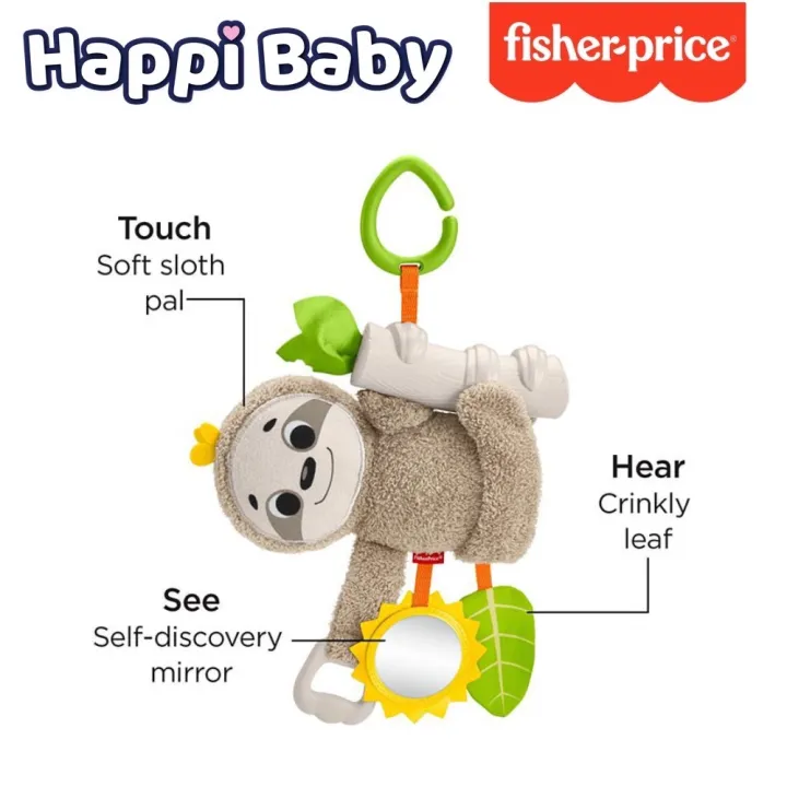 Fisher Price Slow Much Fun Stroller Sloth Toy | Lazada