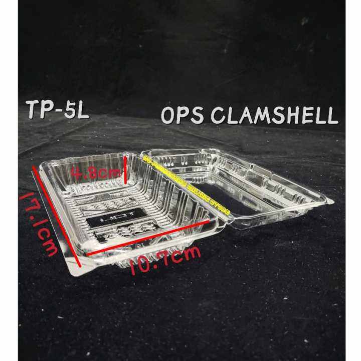 TOLI OPS Clamshell TP-5L Plastic Tray .Disposable Packaging Food Tray ...