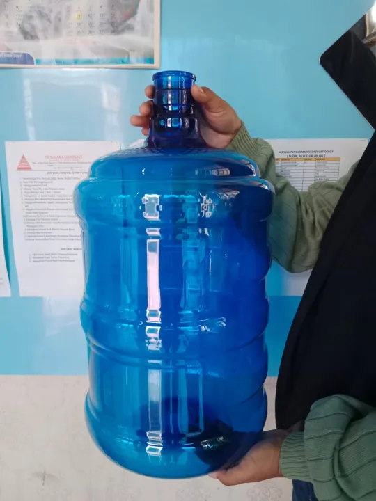 Galon Pet warna biru tebal ukuran 19 liter | Lazada Indonesia