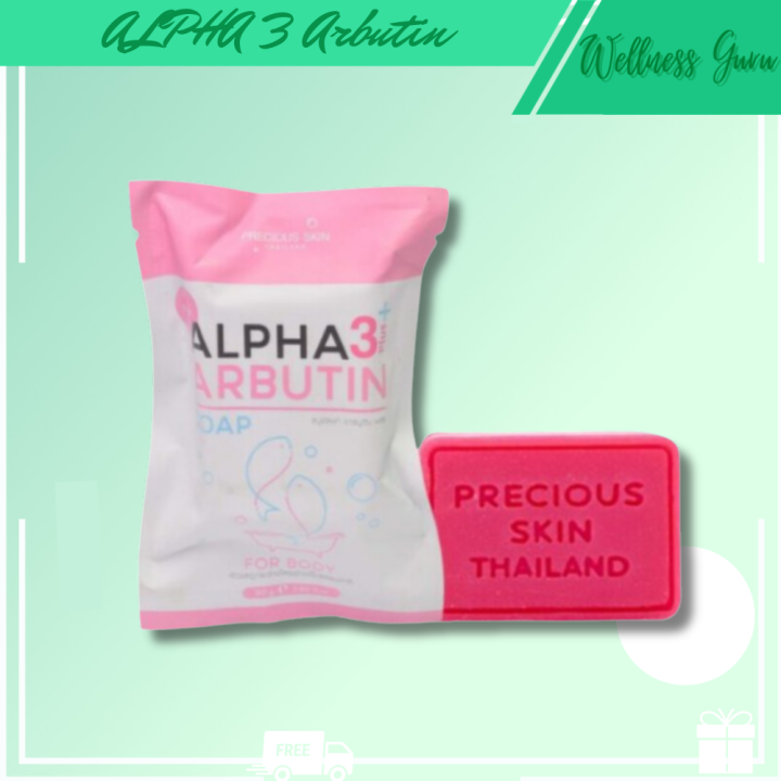 PH Authentic Alpha 3+ Arbutin Soap for Face and Body by Precious Skin Thailand Soap for ...