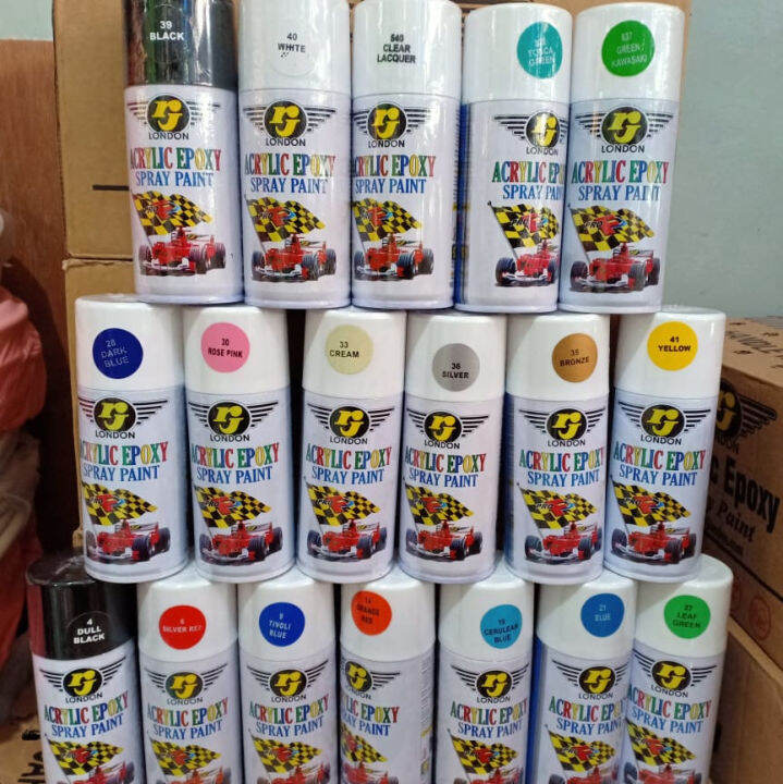 Pilok Pilox RJ London Ready Warna Mengkilap/Glossy, Doff Metalik ...