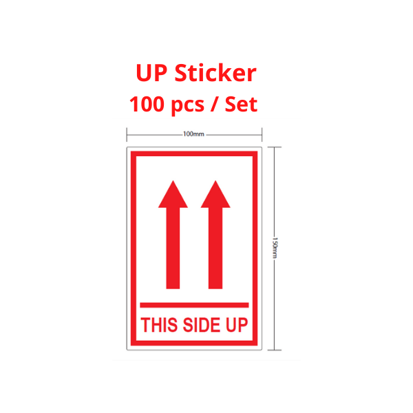 Large Size This Side Up Sticker 100 mm x 150 mm （ 100 pcs） | Lazada