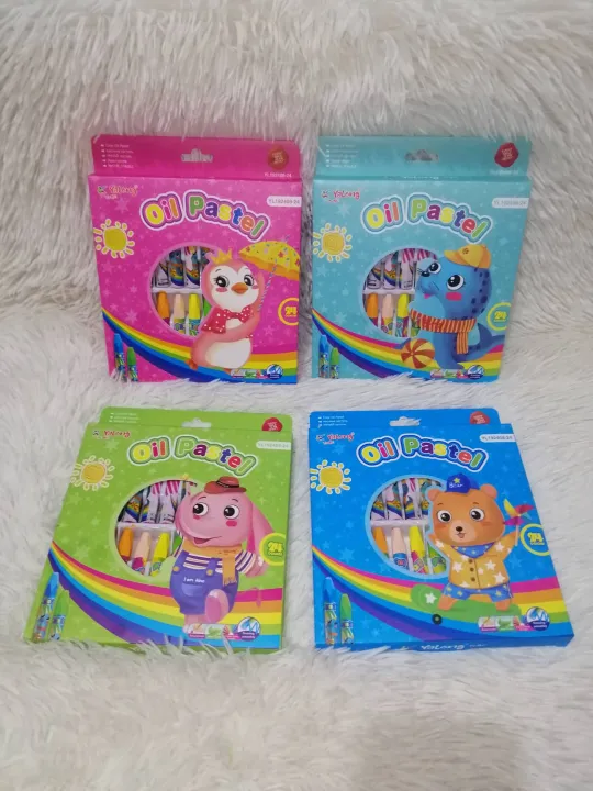 24 Color Oil pastel - 24 pcs per set - Soft Crayon Set | Lazada PH