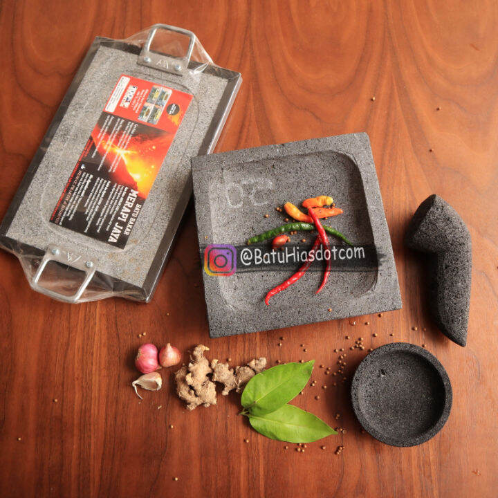 Mandiri Stone - Paket Bundling Dapur MOMS PART 3 Cobek Persegi dan ...