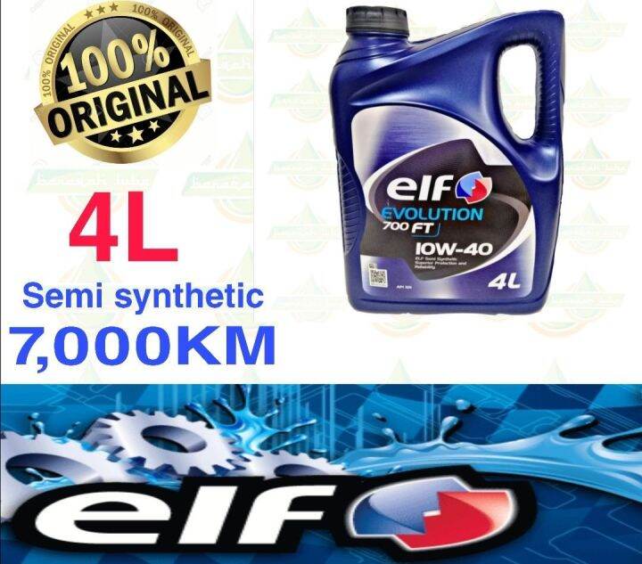 ELF EVOLUTION 700FT 10W40 4L Semi synthetic | Lazada