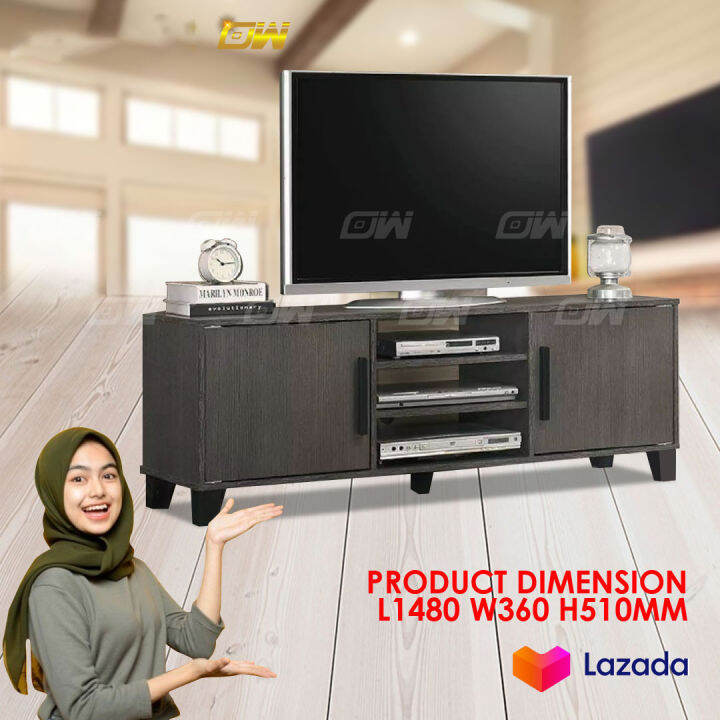 5 Feet TV Cabinet Wood / Hall Cabinet / Lounge Cabinet / Display ...