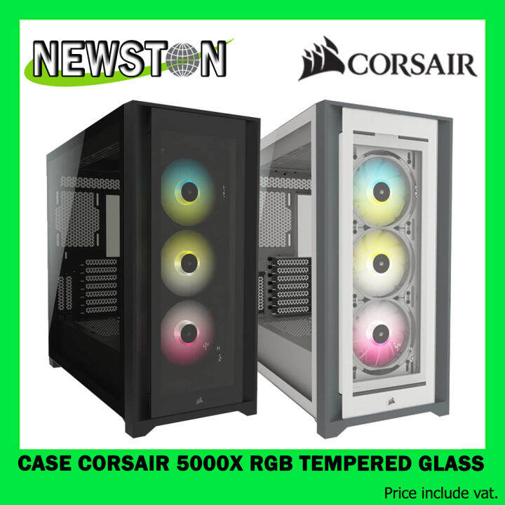 CASE CORSAIR 5000X RGB TEMPERED GLASS | Lazada.co.th